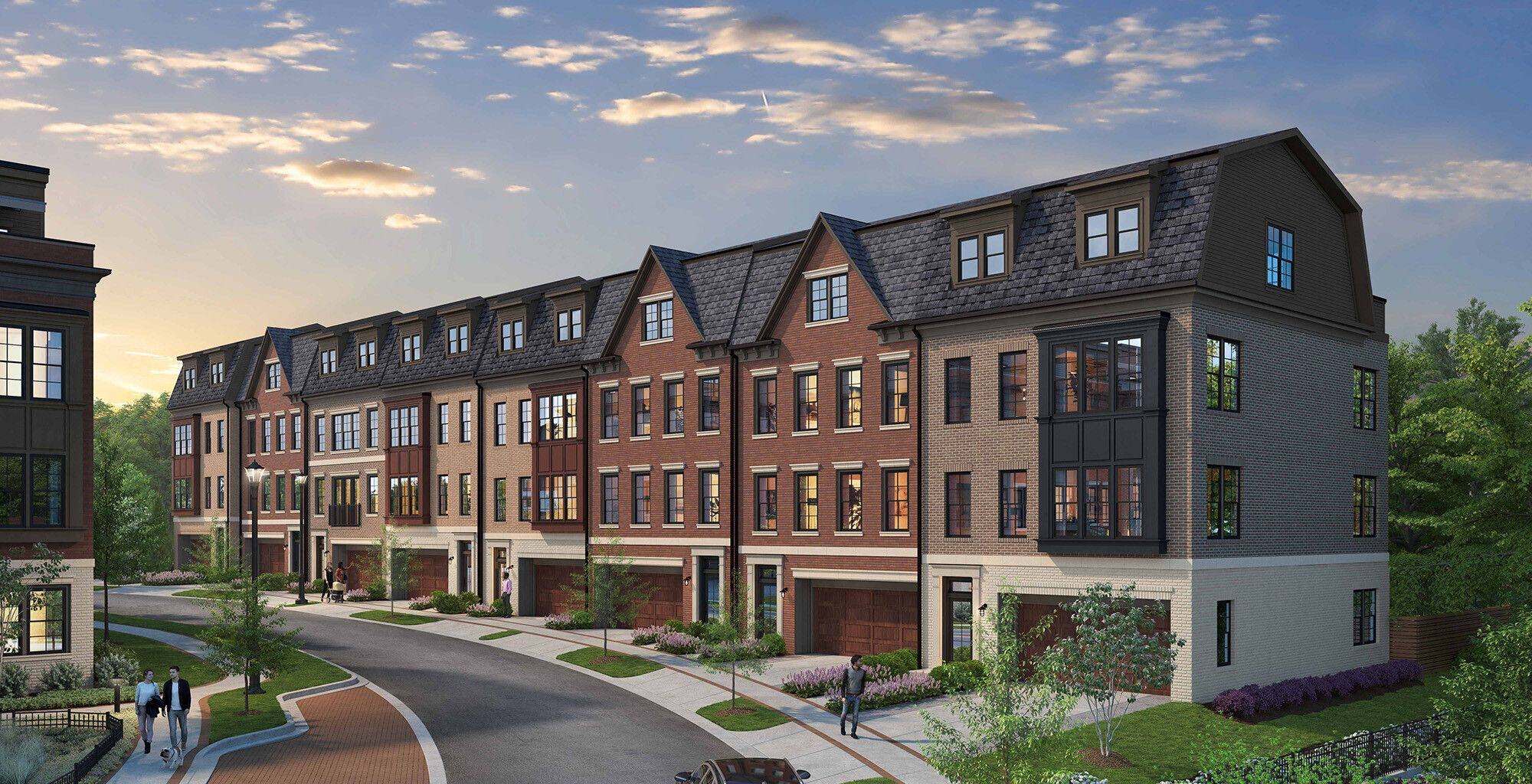 New EYA Townhomes in North Bethesda, MD